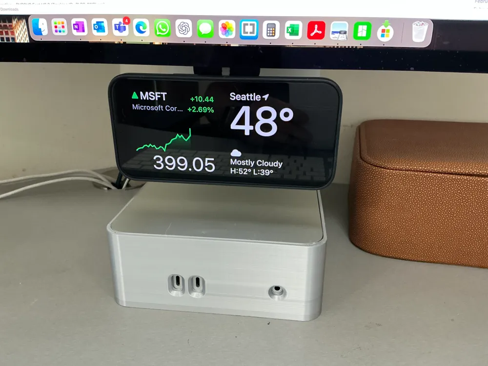 MagSafe Under-Monitor Phone Holder by Saulo MakerWorld: Download Free ...