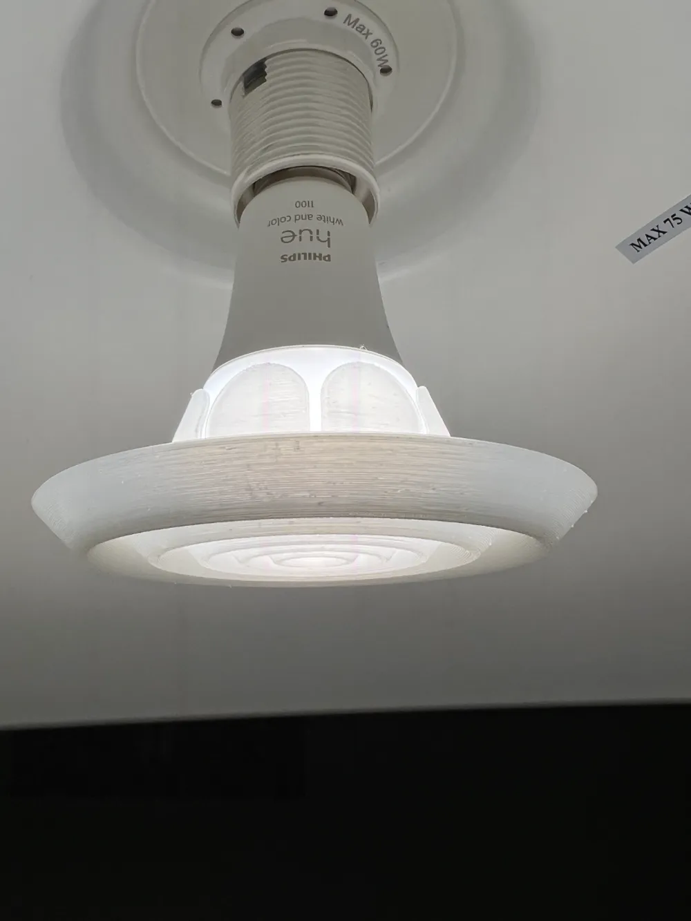 Philips Hue clip-On lampshade / diffuser 120 mm by Makerspace.Online ...