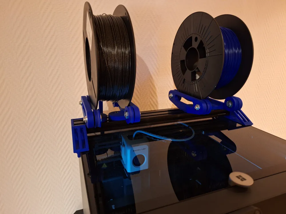 P1S/X1 Top Spool Holder (adjustable for P1P) by Sutoris - MakerWorld