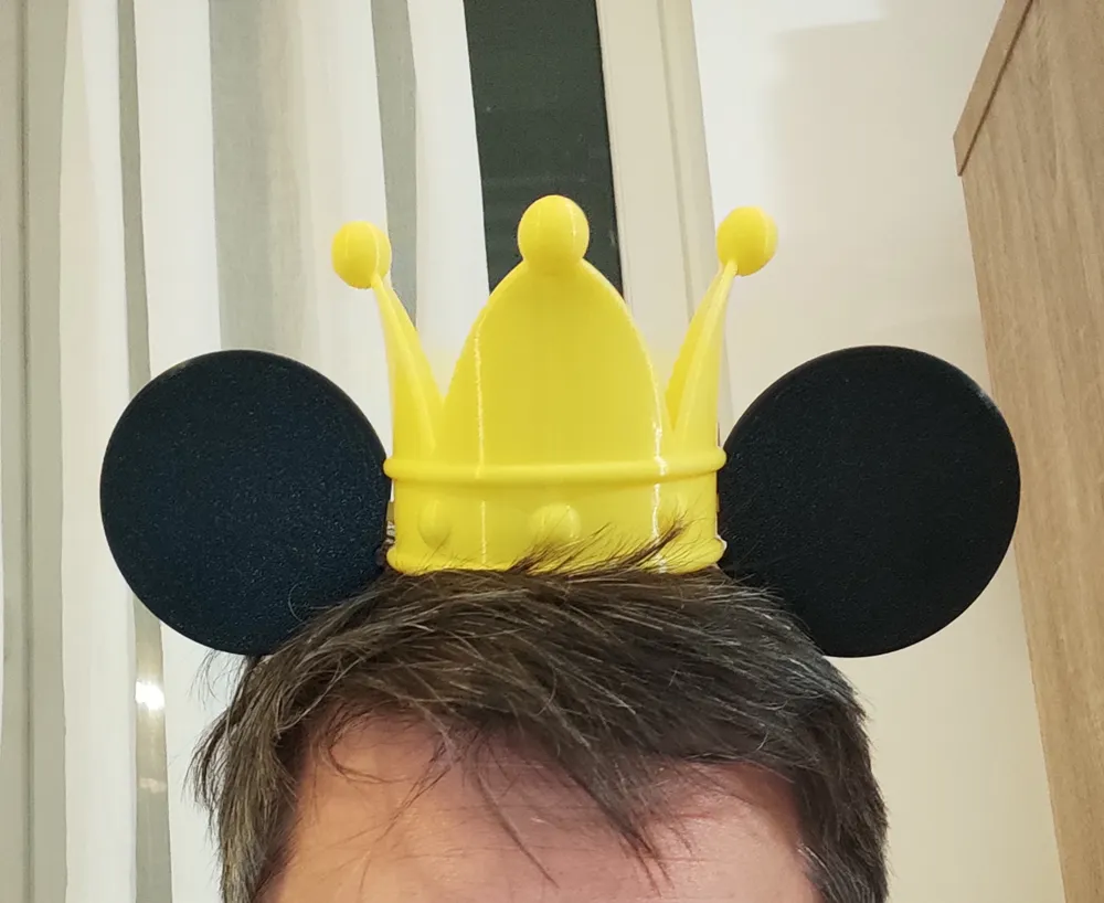 Mickey Mouse Headband Crown by LeHipsteur MakerWorld: Download Free 3D ...