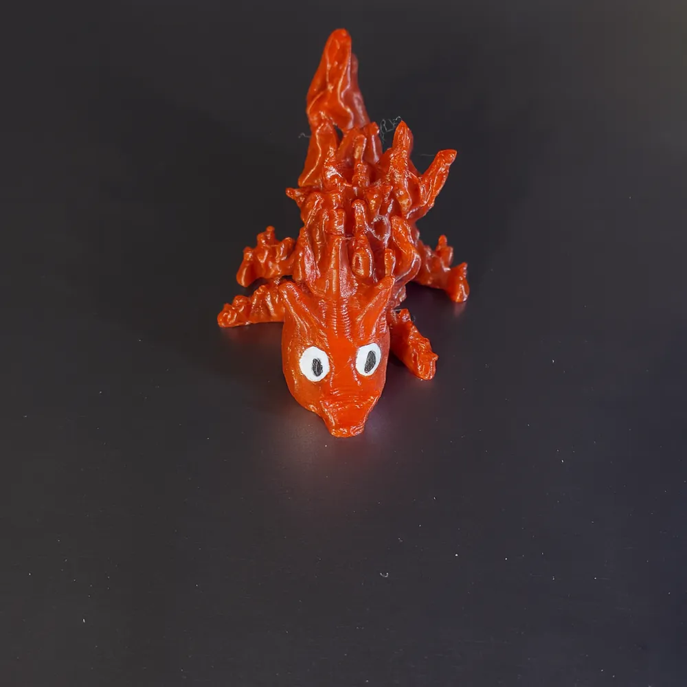Inferno Fire Baby Dragon - Free 3D Print Model - MakerWorld