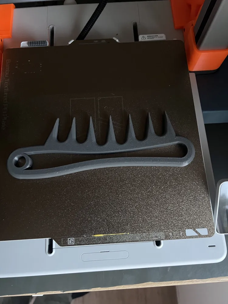 Curl Comb - Free 3D Print Model - MakerWorld