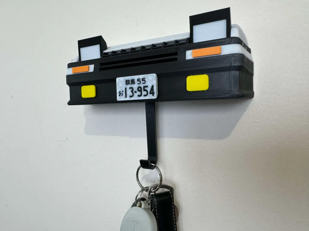Toyota AE86 Trueno Pop-Up Key Hook - no AMS Needed - Free 3D Print ...