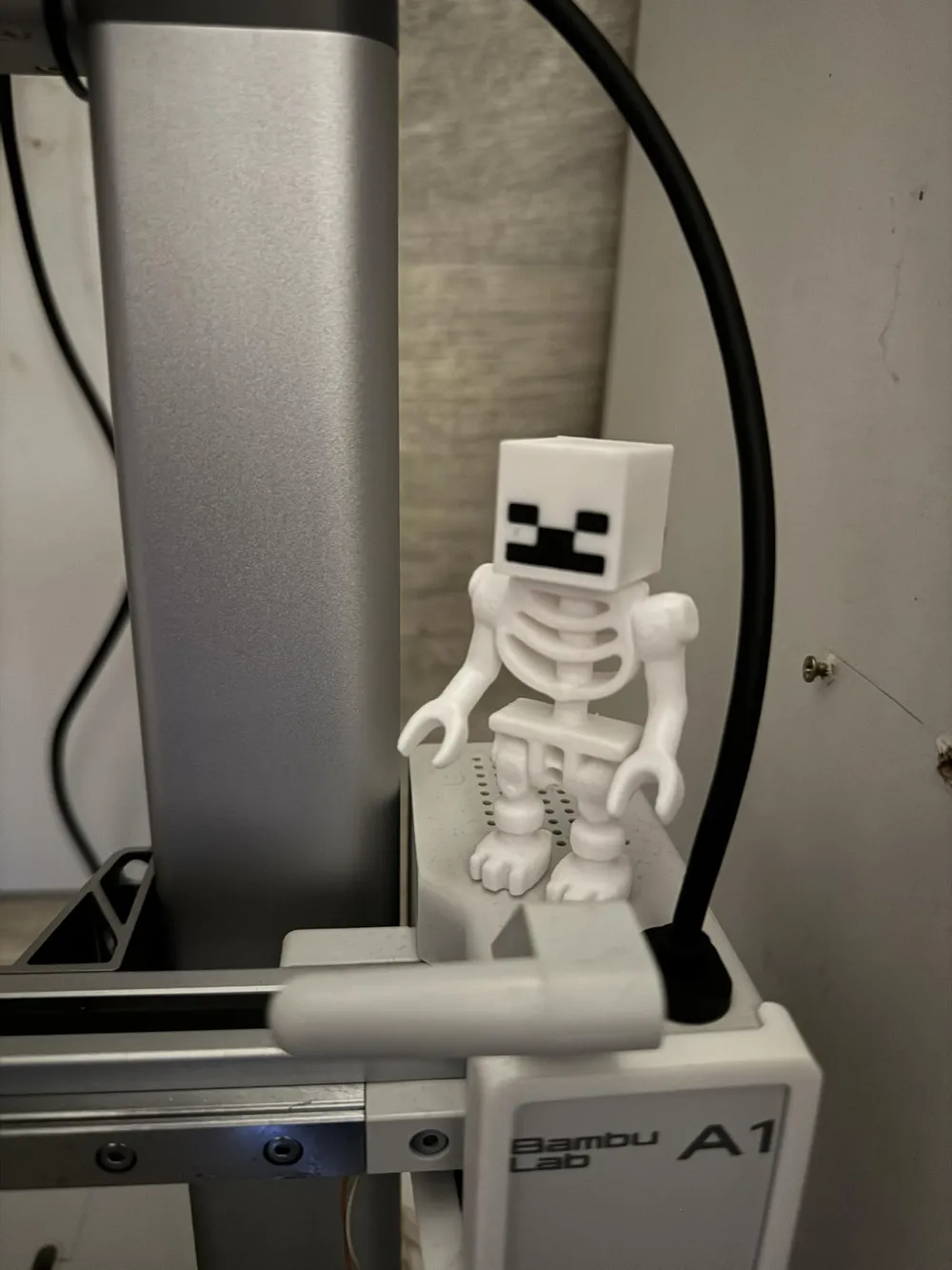 Minecraft LEG0 inspired skeleton figure by Keep3r - MakerWorld