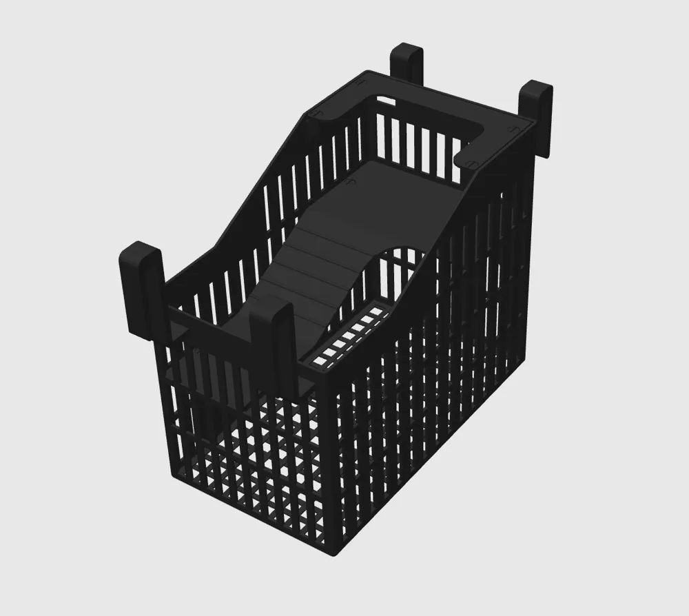Escape-proof Turtle Aquaterrarium Isolation Box - Free 3D Print Model ...