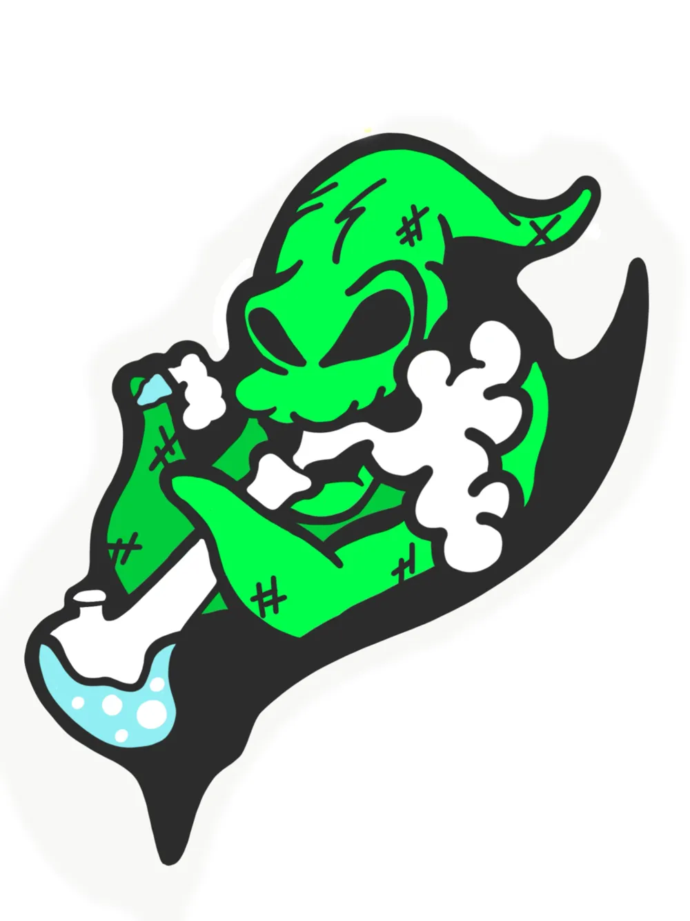 Oogie Boogie OG Art & Key Chain by Melted Plastic - MakerWorld