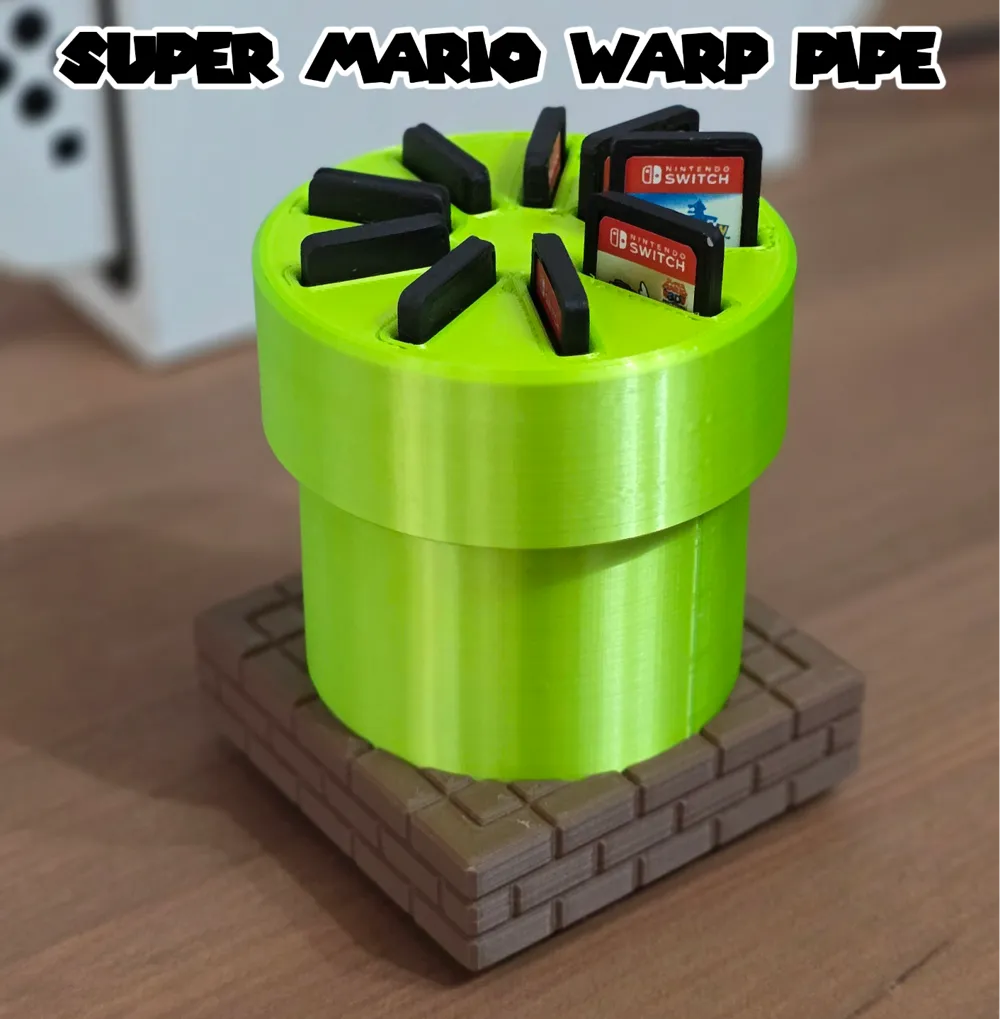 Super Mario Warp Pipe Spinner for Nintendo Games by Robota - MakerWorld