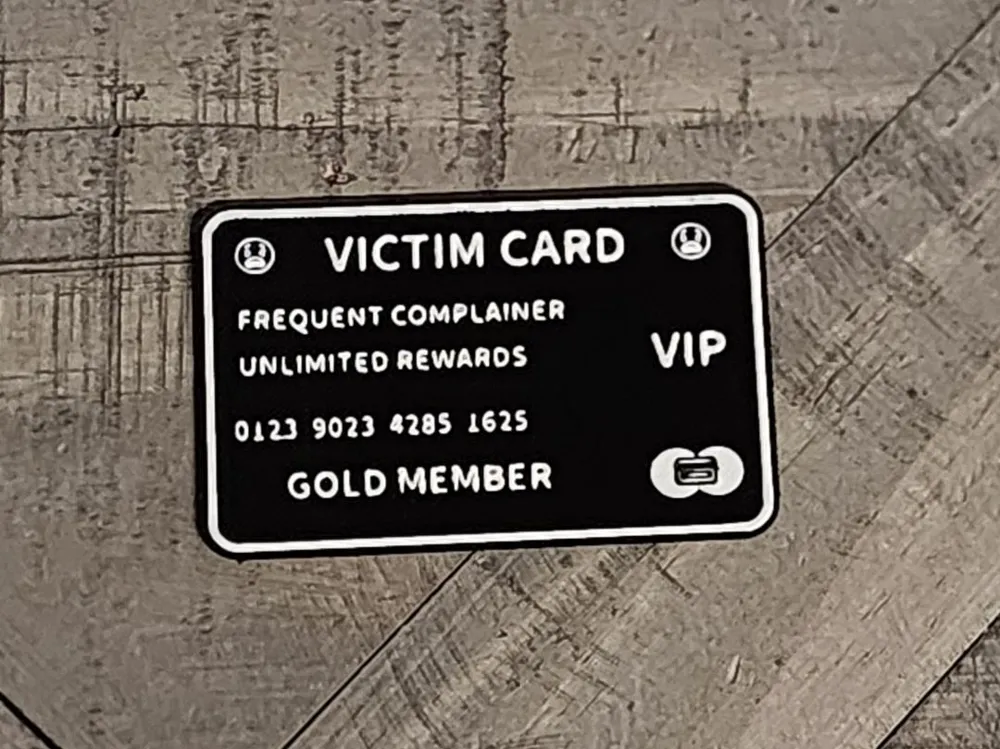 Victim Card - Free 3D Print Model - MakerWorld