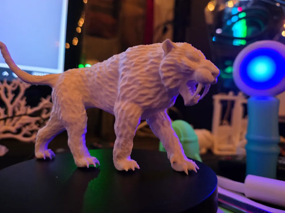 Sabertooth Tiger by DTM247 MakerWorld: Download Free 3D Models