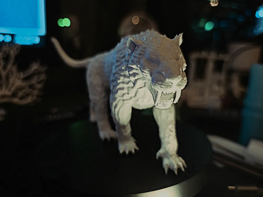 Sabertooth Tiger by DTM247 MakerWorld: Download Free 3D Models