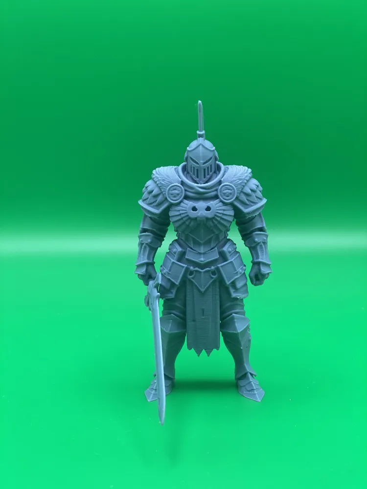 Knight Medieval Statue Miniature - Free 3D Print Model - MakerWorld