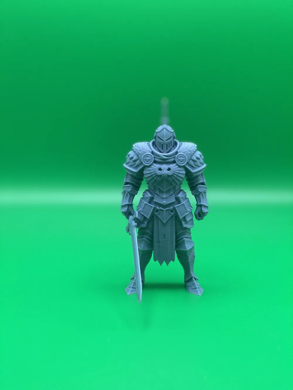 Knight Medieval Statue Miniature - Free 3D Print Model - MakerWorld