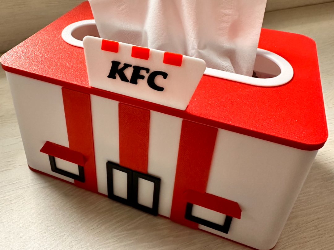 KFC Pop-Up Tissue Box by Thomas Zhao MakerWorld: Download Free 3D Models