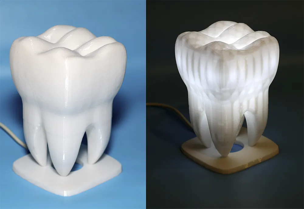Tooth lamp USB by PYXIS MakerWorld: Download Free 3D Models