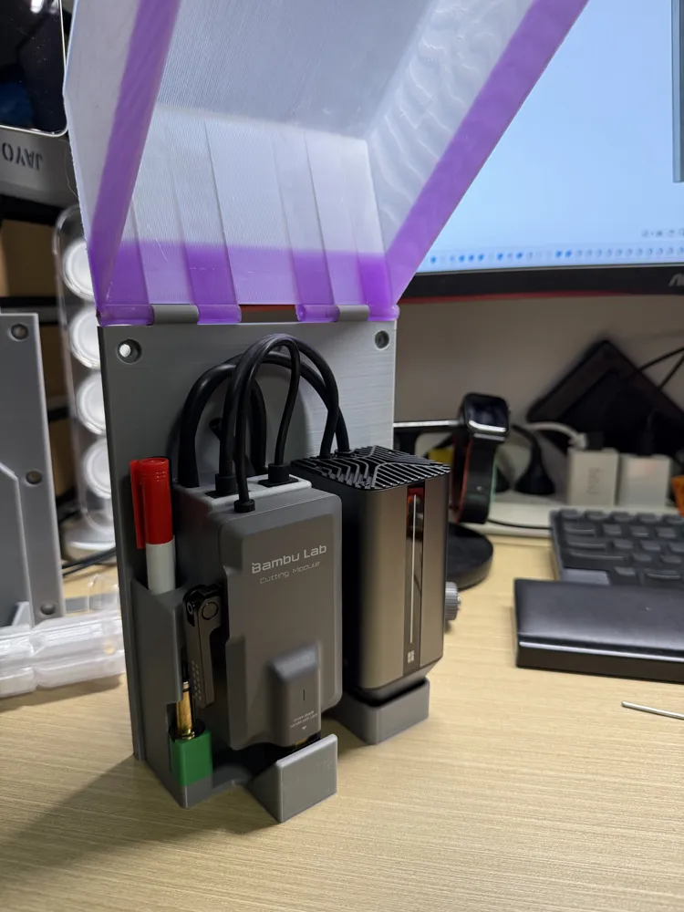 H2D 10w/40w laser, blade cutting, pen module wall-mounted full storage ...