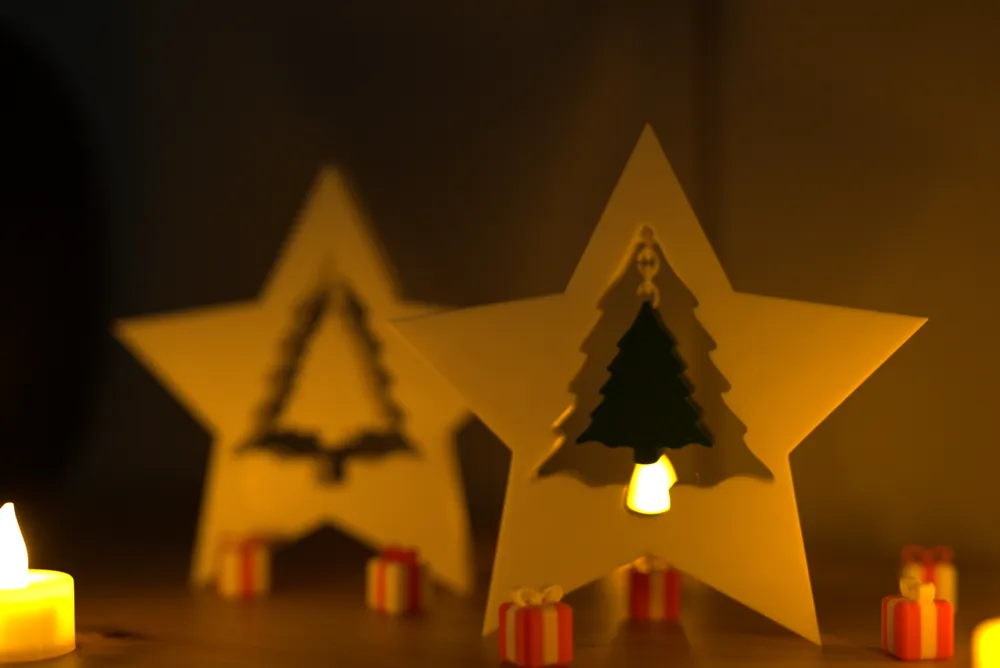 Articulated Christmas Tree (In Star) by Dekoracjum Designs - MakerWorld