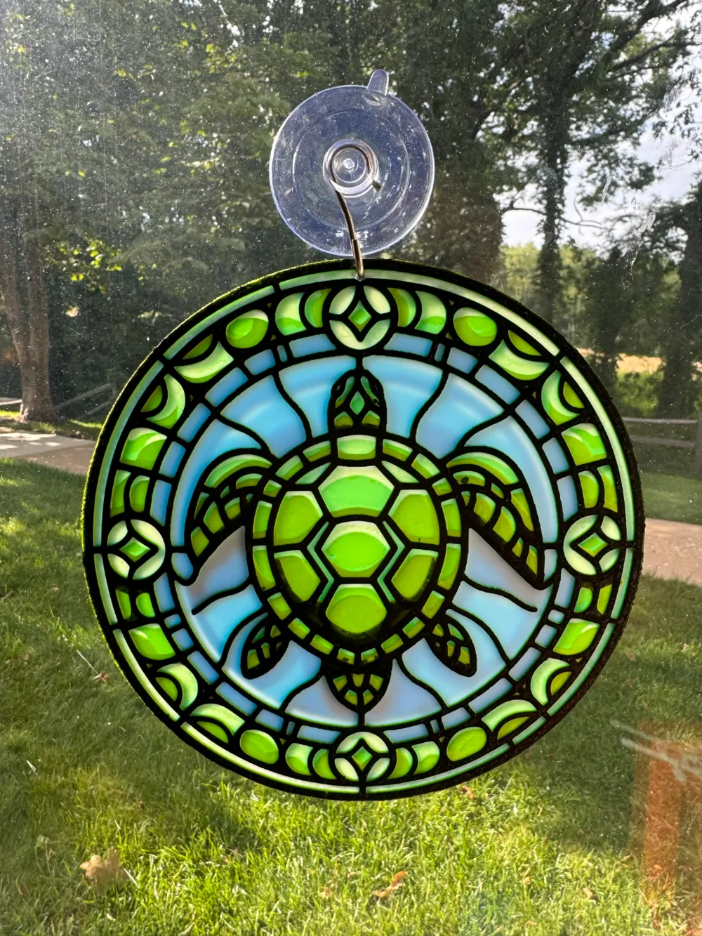Stained Glass Sea Turtle by DoctorOfLegend - MakerWorld