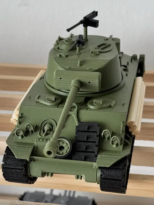 M4A3E8 Sherman FURY Medium Tank USA 1:35 Scale - Free 3D Print Model ...