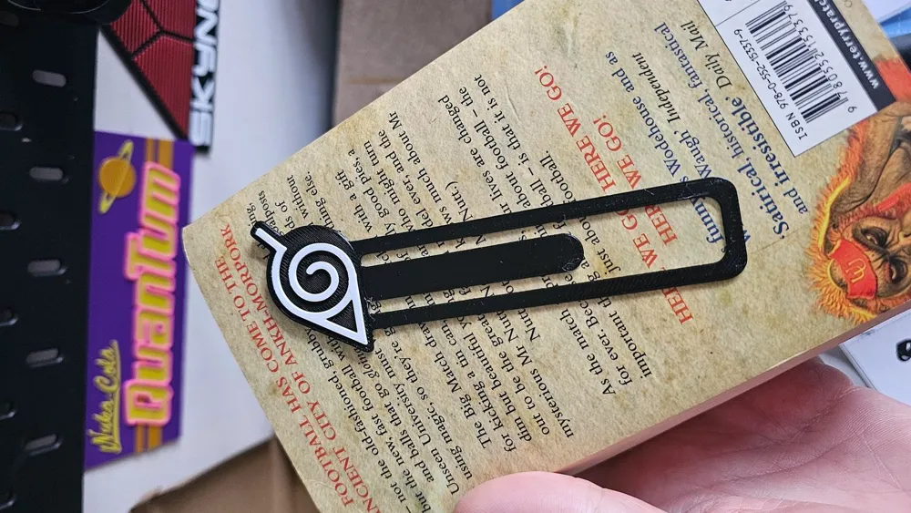 Leaf Village Naruto inspired bookmark by thisnoise - MakerWorld