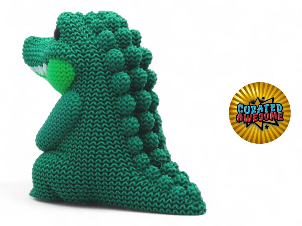 Cute Knitted Crocodile by CuratedAwesome MakerWorld: Download Free 3D ...