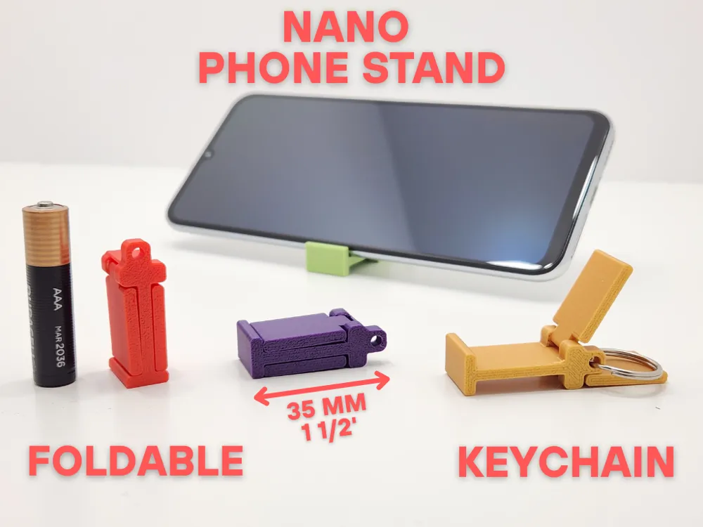 Nano Phone Stand by K2 Tech Designs MakerWorld: Download Free 3D Models