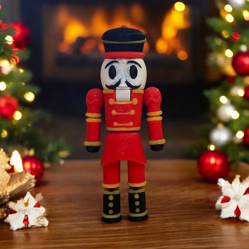 Christmas Nutcracker (fully Articulated) by MikeDuck MakerWorld ...