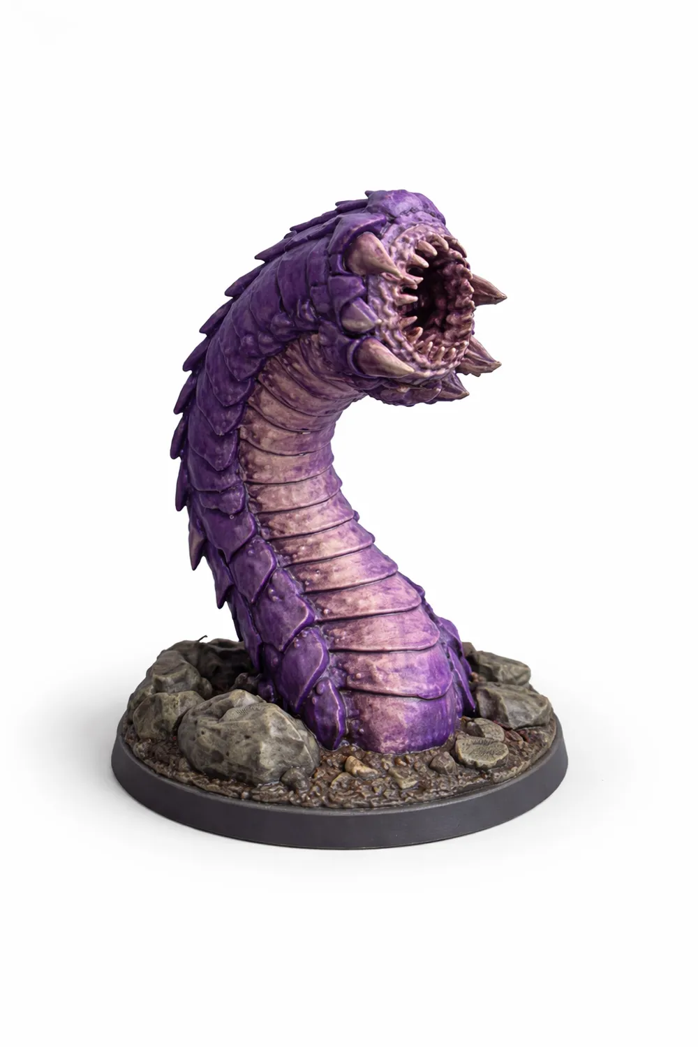 PURPLE WORM - Legendary DND Monster - Free 3D Print Model - MakerWorld