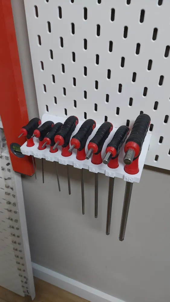 T-Style Allen Key / Hex holder - Free 3D Print Model - MakerWorld