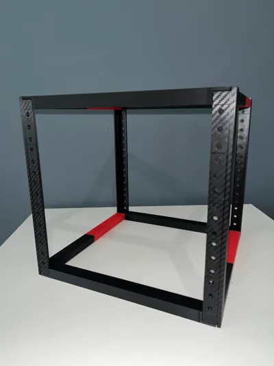 10-inch 5U Fully 3D-Printed Rack Cabinet Project by Szczybyrybobry ...