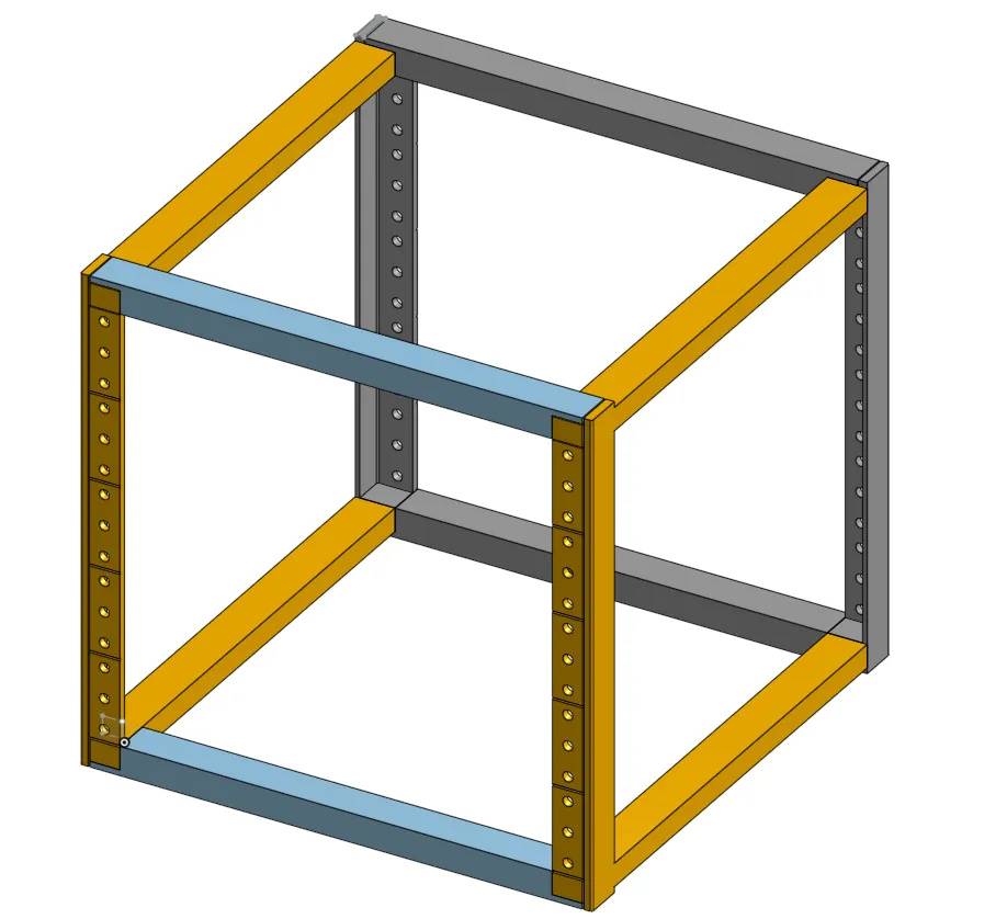 10-inch 5U Fully 3D-Printed Rack Cabinet Project by Szczybyrybobry ...