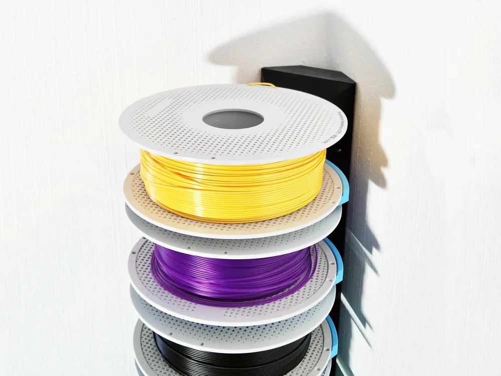 Filament Spool Corner Rack - UZ Stack - Free 3D Print Model - MakerWorld