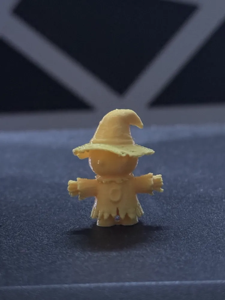 Mini Wooden Scarecrow – Halloween Collectible - Free 3D Print Model ...