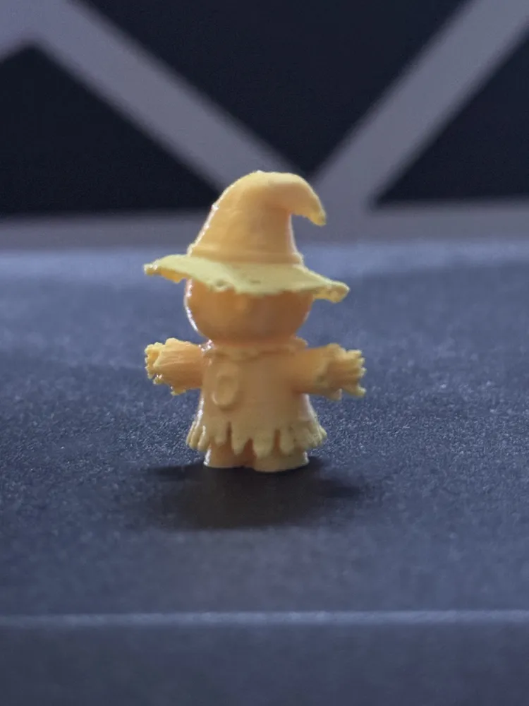 Mini Wooden Scarecrow – Halloween Collectible - Free 3D Print Model ...