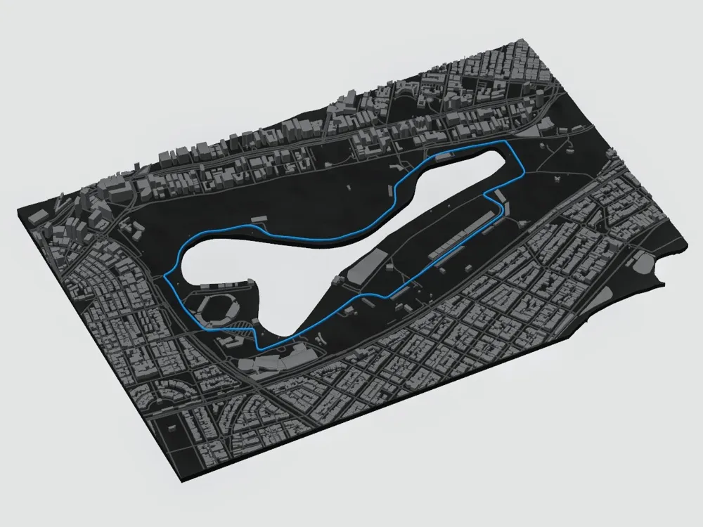Australian Grand Prix 3D Miniature v2 - Free 3D Print Model - MakerWorld