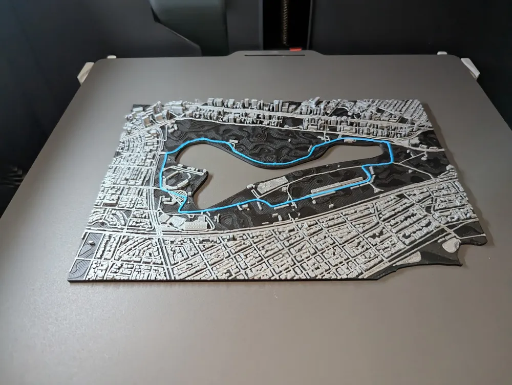 Australian Grand Prix 3D Miniature v2 - Free 3D Print Model - MakerWorld