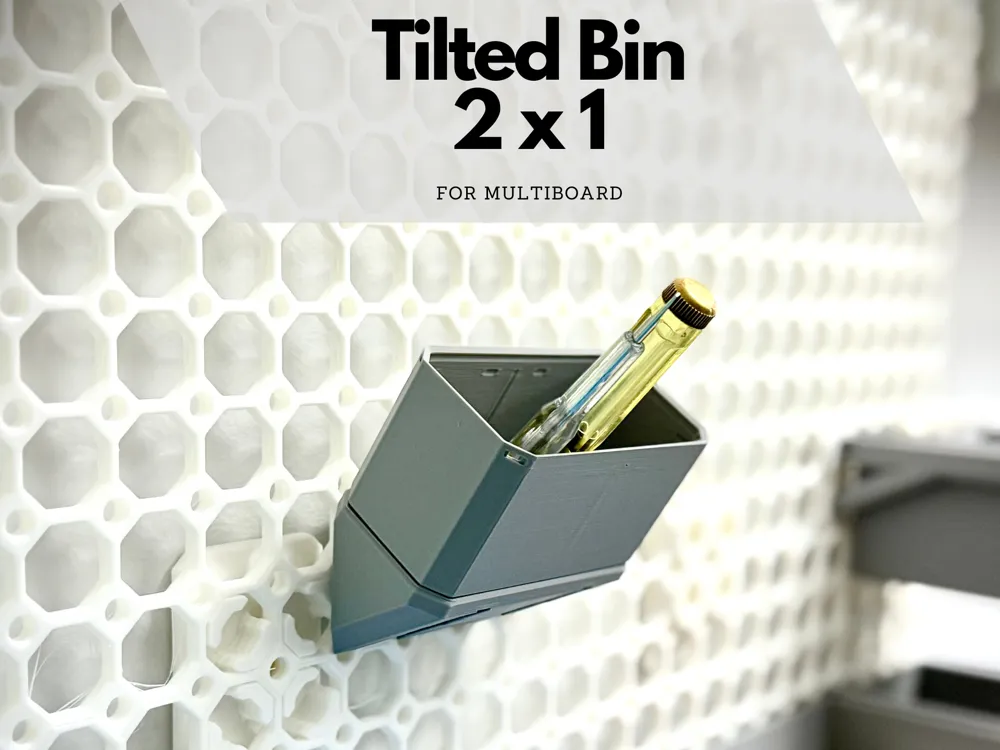 Tilted Bin for Multiboard - 2x1 by CY - MakerWorld