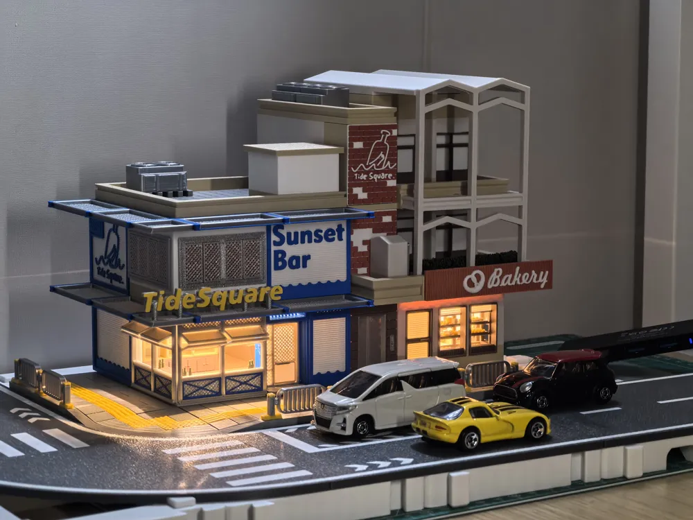 TideSquare-Bakery 1/64 Miniature Model by LimeStar MakerWorld: Download ...