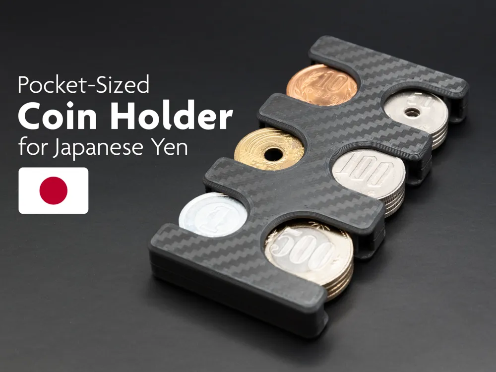 Pocket-Sized Yen Coin Holder by JA Design MakerWorld: Download Free 3D ...