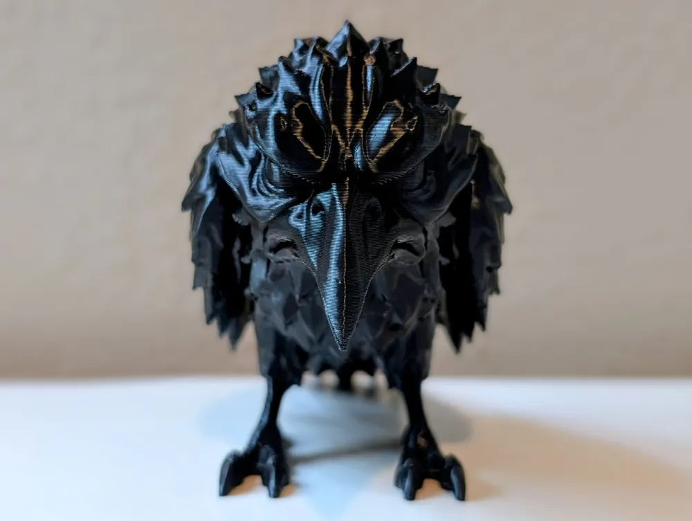 The Shadow Raven – Spooky Shelf Sculpture by Deadmoon MakerWorld ...