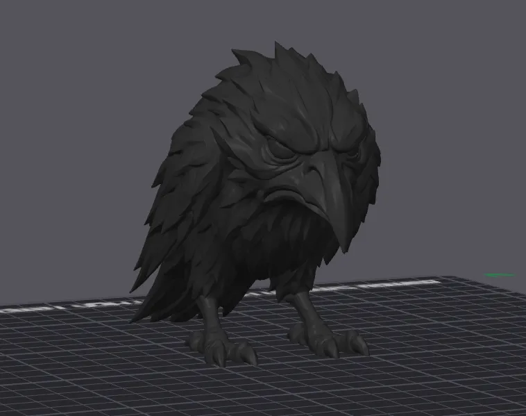 The Shadow Raven – Spooky Shelf Sculpture by Deadmoon MakerWorld ...