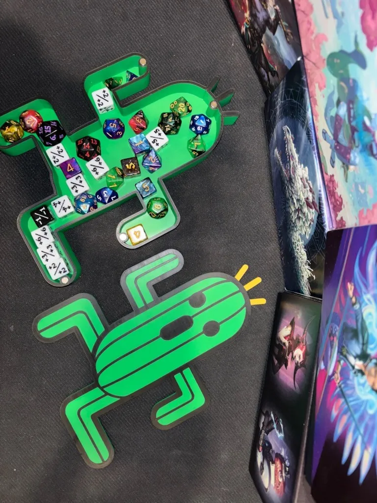 Cactuar Dice Box by Magic and Magic Accessories MakerWorld: Download ...