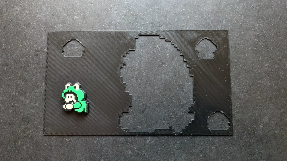 Super Mario Bros. 3 - Frog & Big Bertha Wall Art - Free 3D Print Model ...