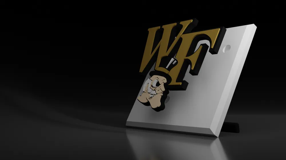 NCAA Wake Forest Demon Deacons Floating Logo Sign by HangarDesigns ...
