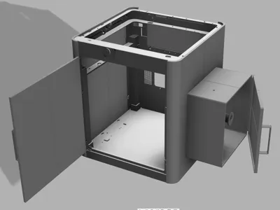 P1P Enclosure V1 by HannesScript MakerWorld: Download Free 3D Models