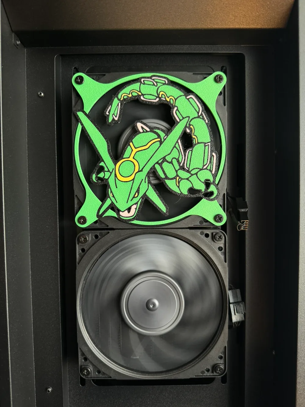 Rayquaza PC Fan Cover 120mm (4 colors/one AMS) by 3d_print_creations ...