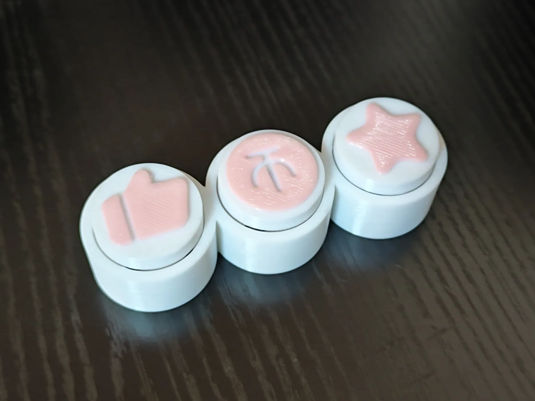 One-Click Triple-Tap Stress Relief Button Clicker by BiliBili - MakerWorld