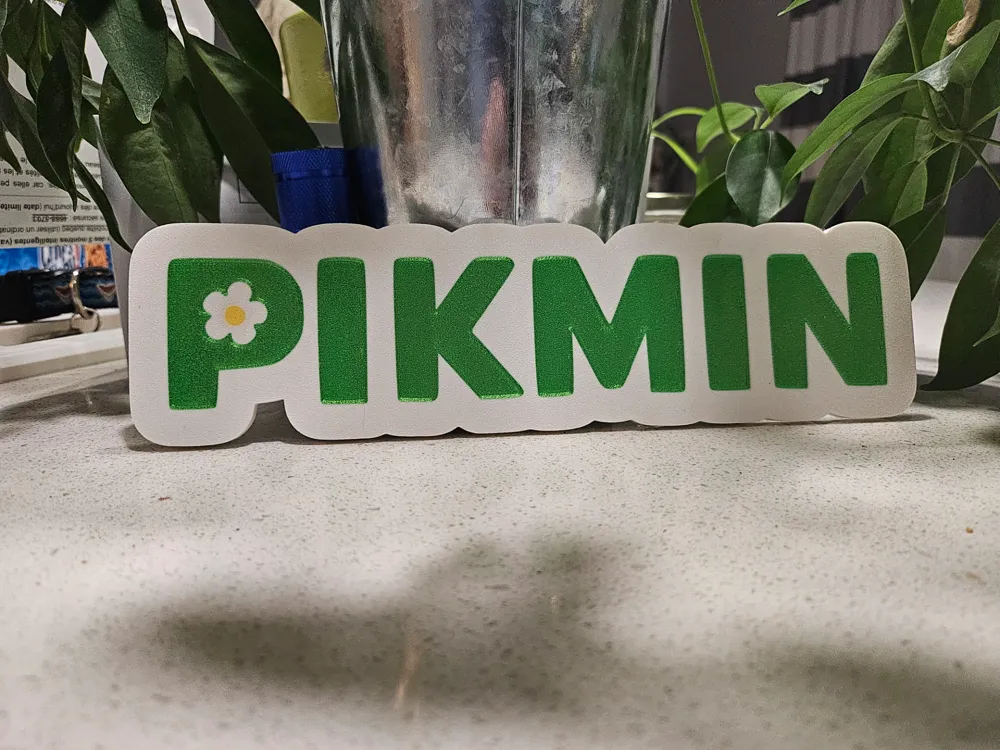 Nintendo Pikmin Logo by Tommy Gun - MakerWorld