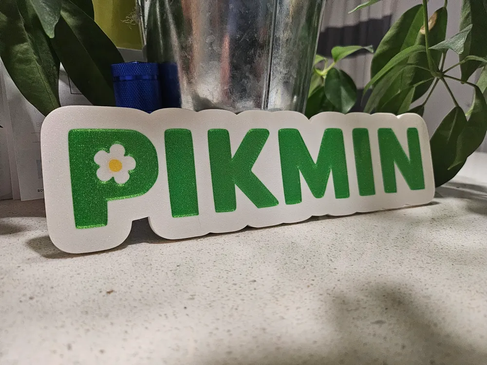 Nintendo Pikmin Logo by Tommy Gun - MakerWorld