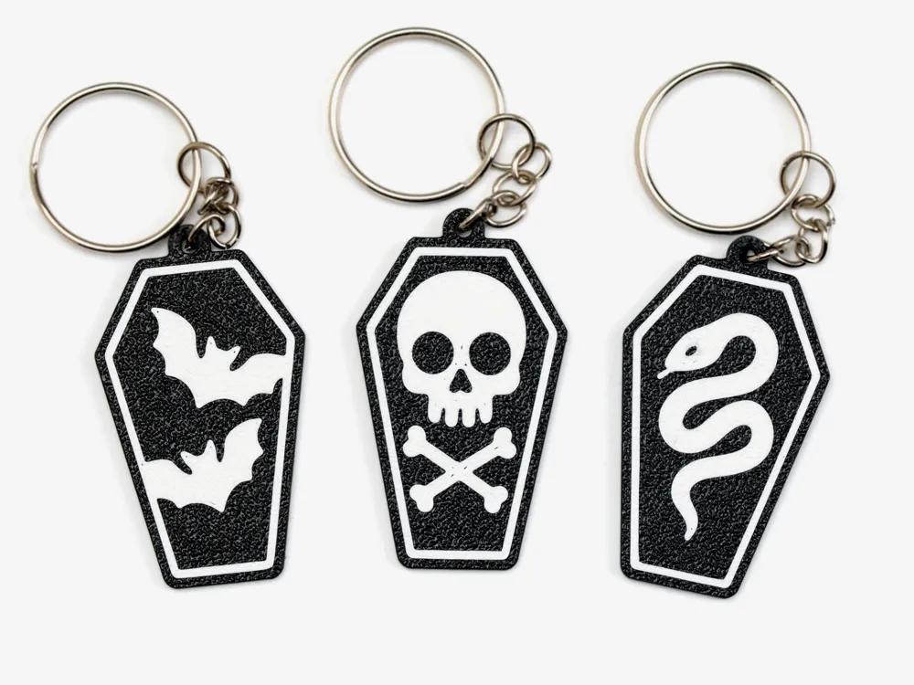 Coffin Keychains - Free 3D Print Model - MakerWorld