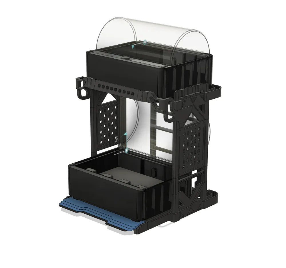 AMS 2 Pro Stacking Rack by RayFung MakerWorld: Download Free 3D Models